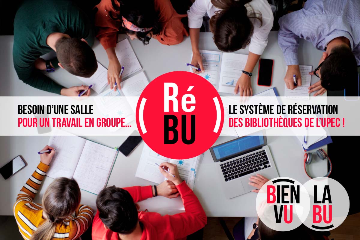 RéBU, le nouveau système de réservation des BU de l’UPEC